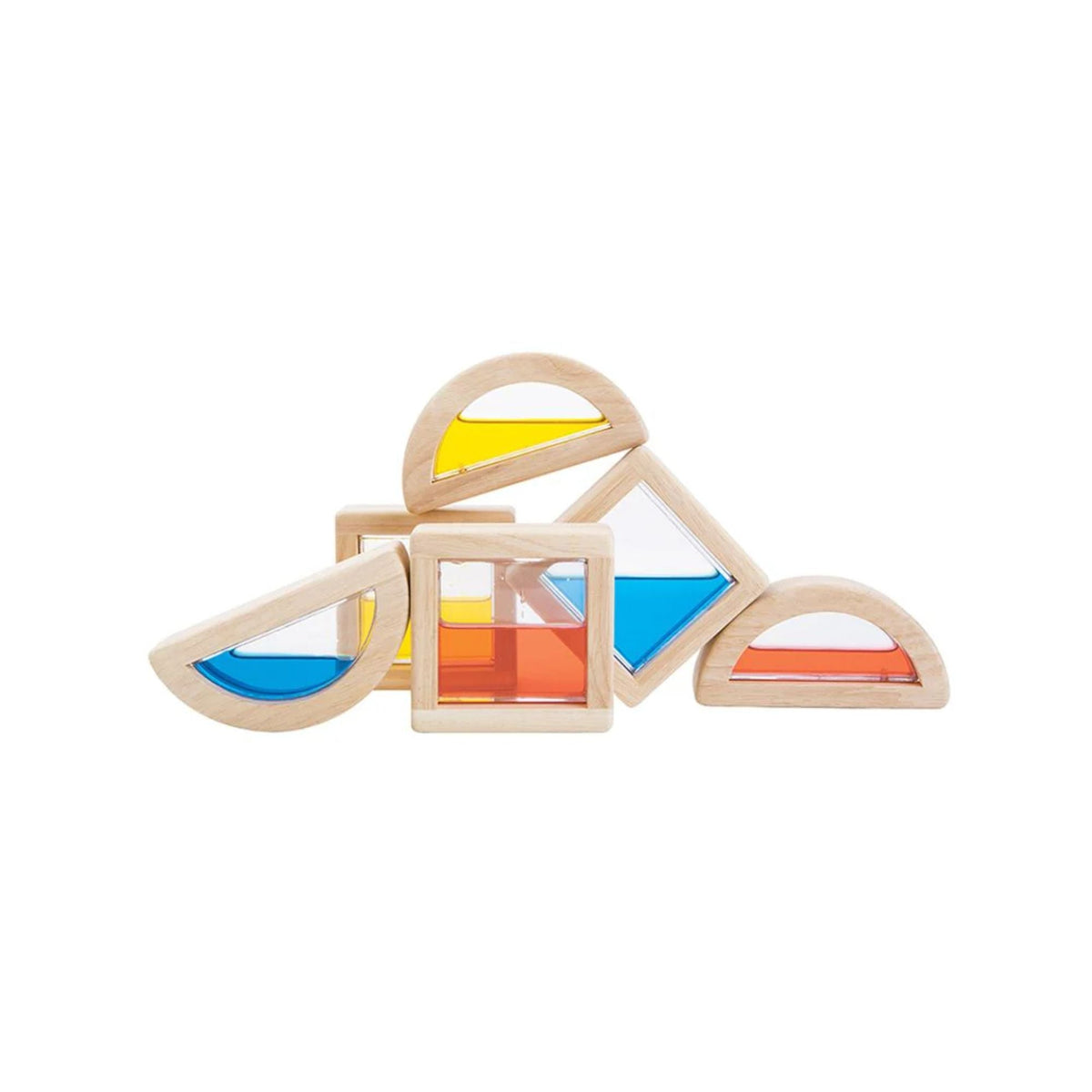 PlanToys Water Blocks | Colour Mixing Sensory Toy | Little Gliders