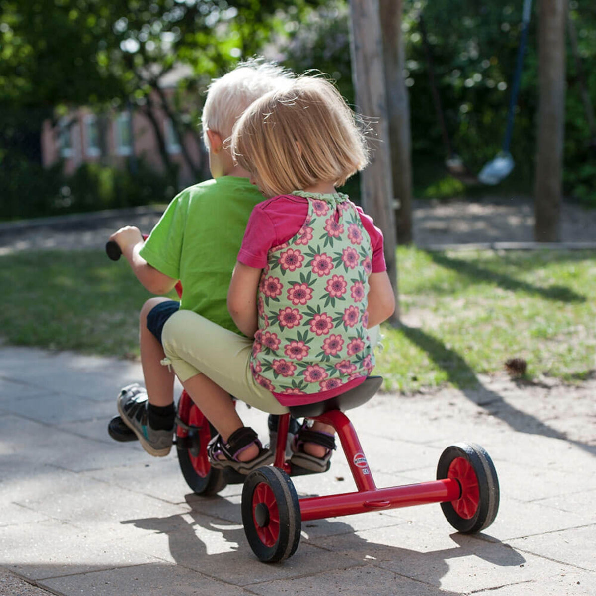 Winther Mini Viking Taxi | Double Seat Toddler Trike at Little Gliders